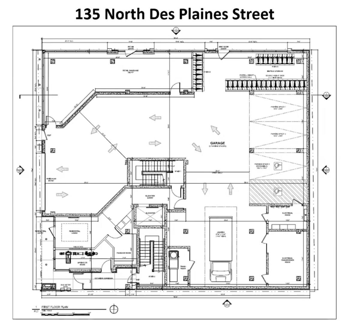 Full building permit issued for development at 135 N. Desplaines | Urbanize Chicago